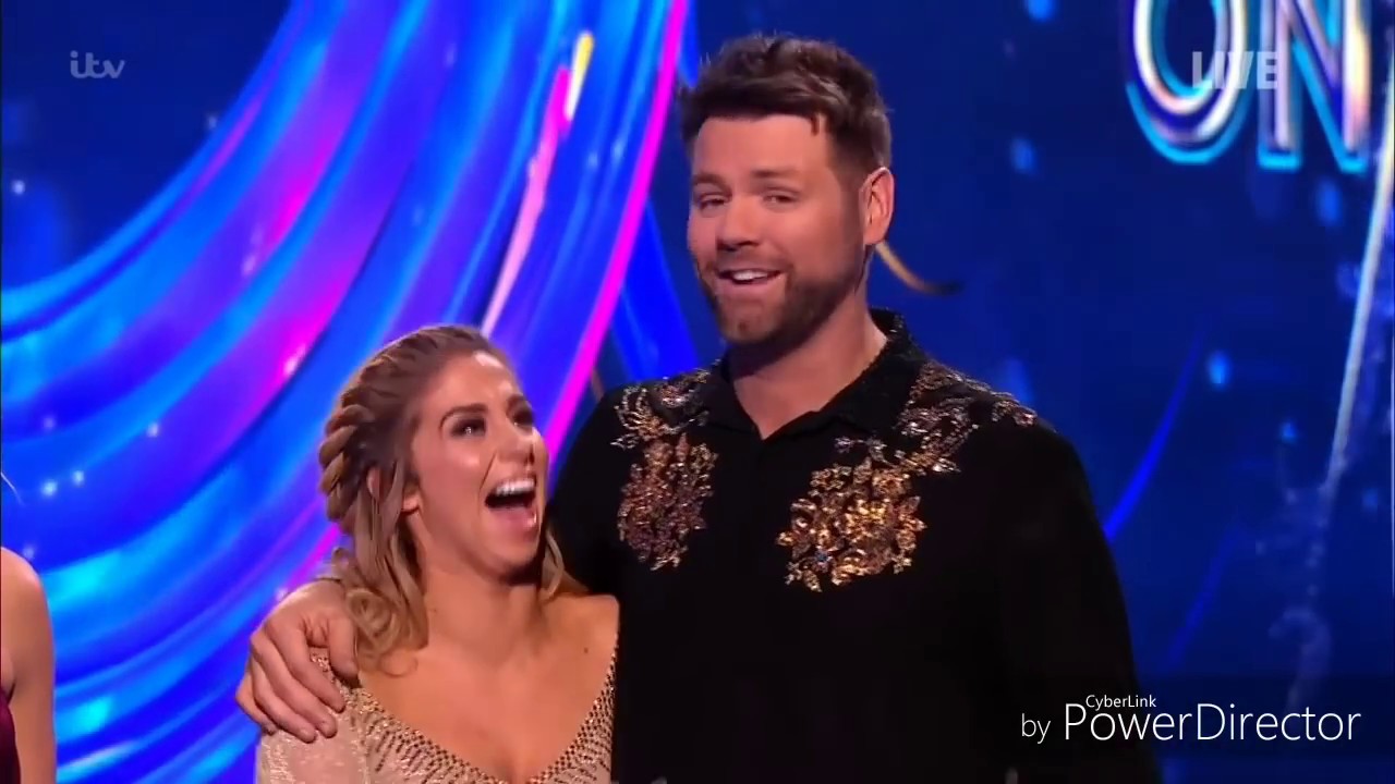 Brian McFadden and Alex Murphy skating in Dancing on Ice: Semi Final (3 ...