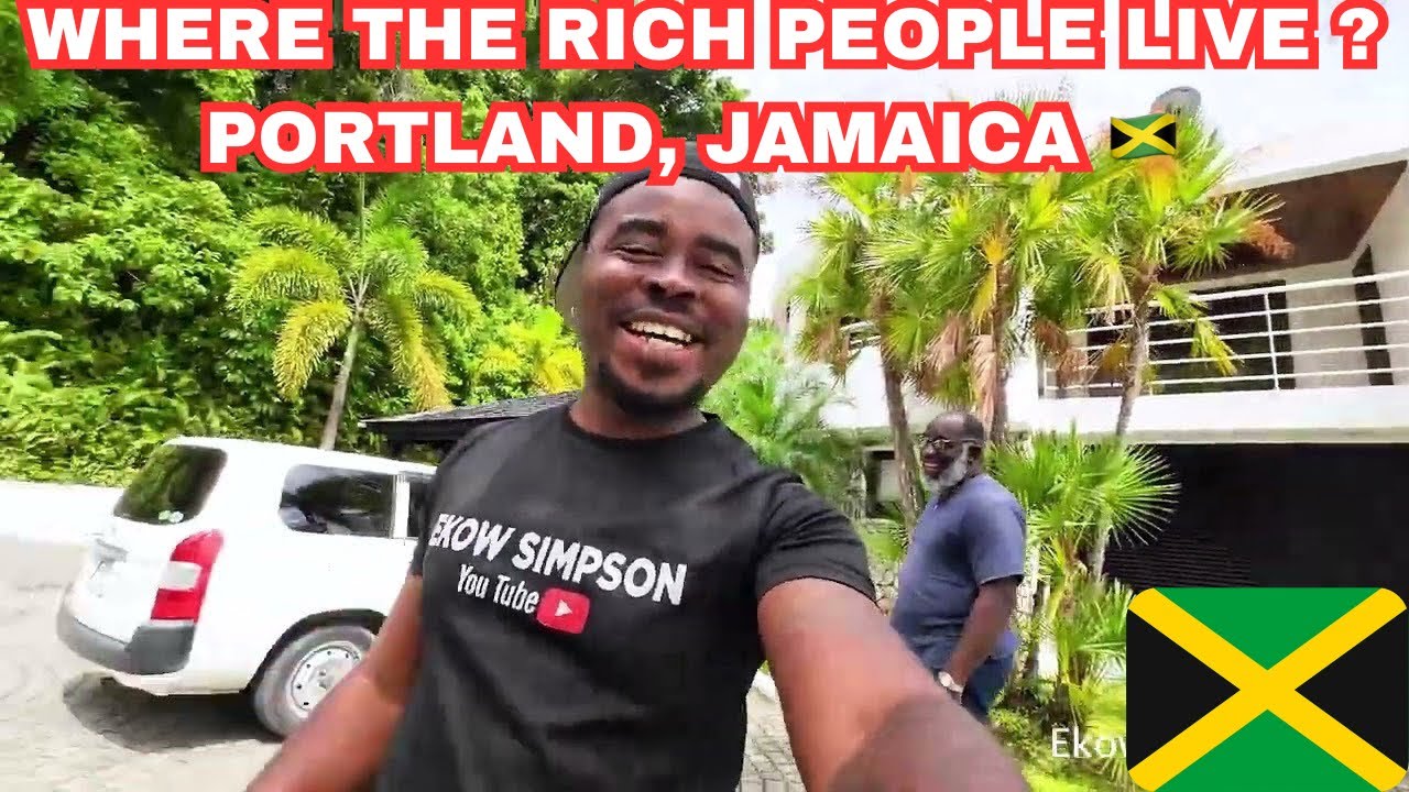 Ghanaian Explores Portland’s Rich Neighbourhood, Jamaica 🇯🇲 - YouTube