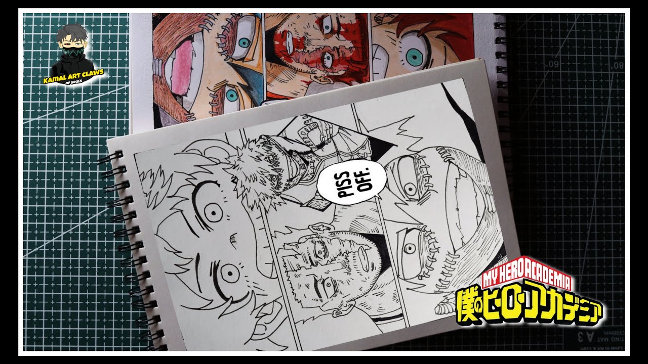 Dabi (Toya Todoroki) Drawing From My Hero Academia | How to draw Dabi ...