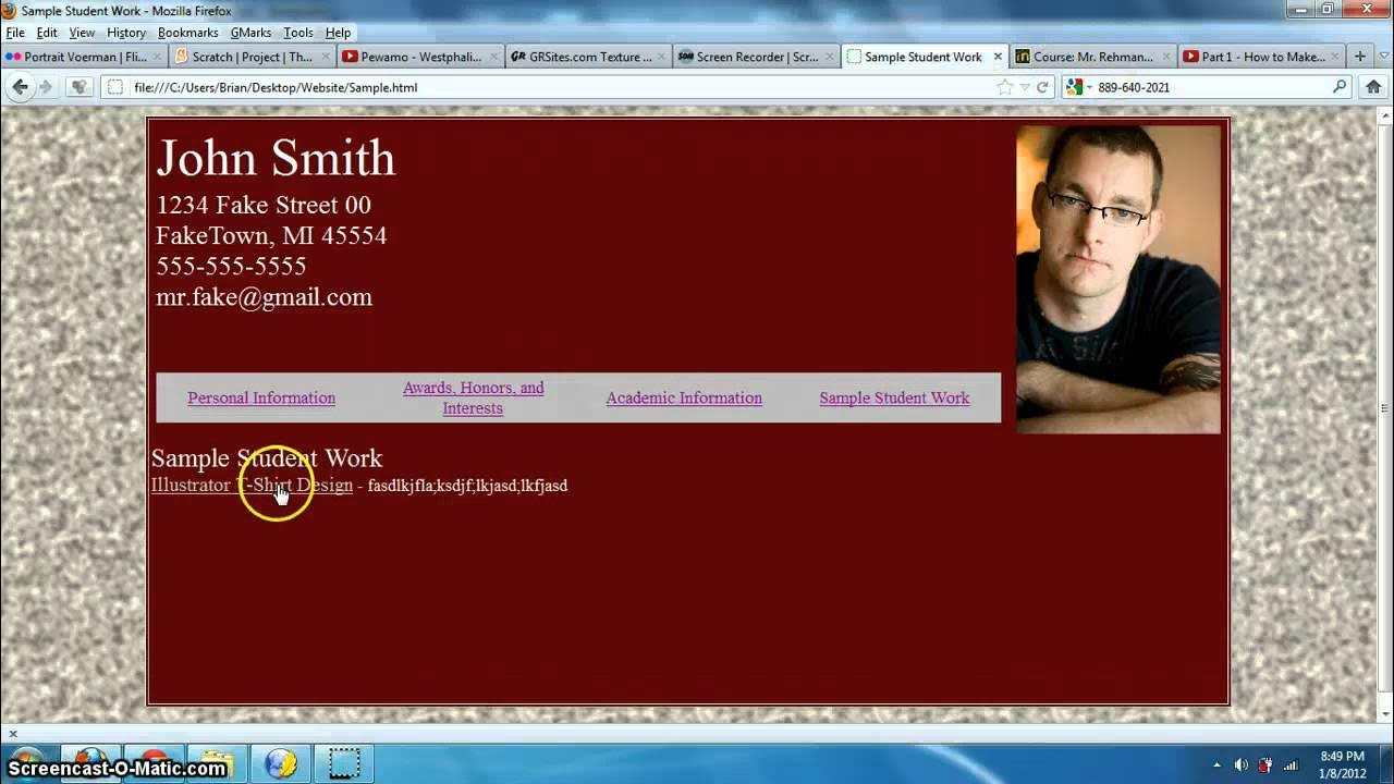 Part 3 - How to Make a Website Using Kompozer or NVU - YouTube
