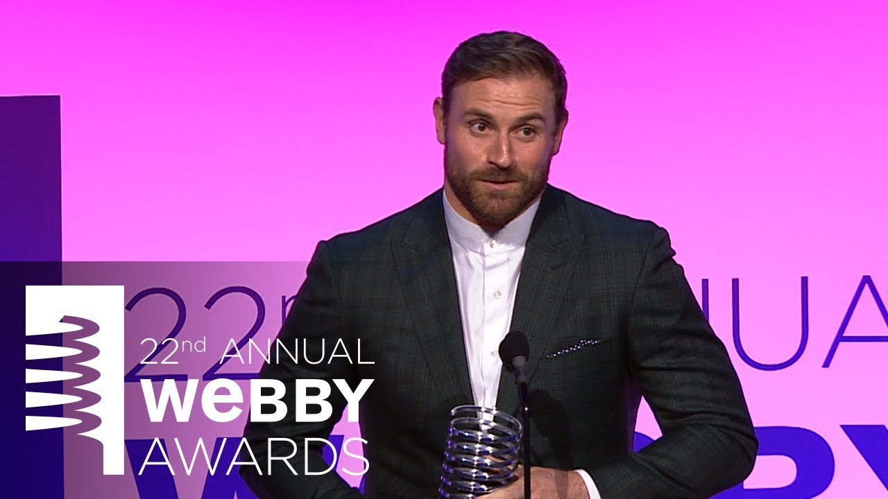 Jaymee Messler presents the 22nd Annual Webby Athlete of the Year Award ...