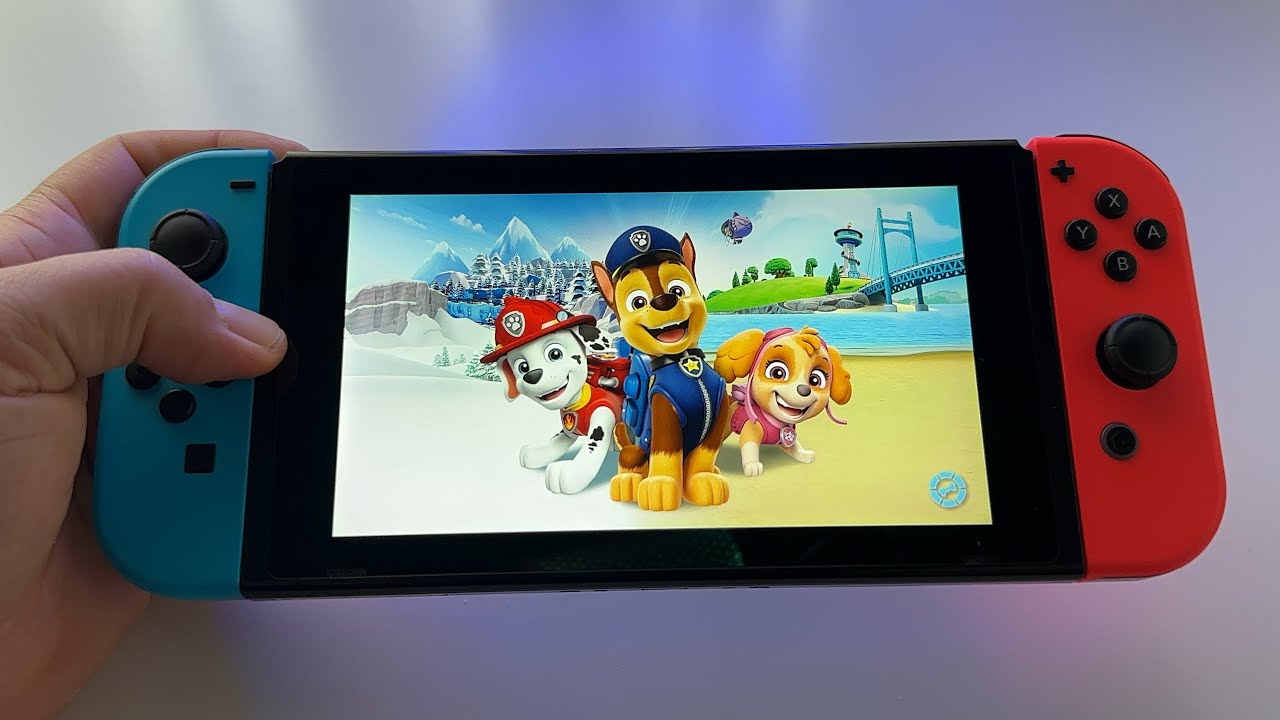 Paw Patrol World | Nintendo Switch handheld gameplay - YouTube