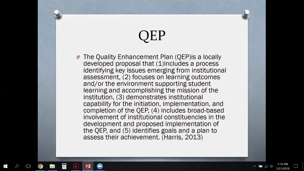 NCLA DLS: A Review of QEP's in North Carolina and Their Use of ...