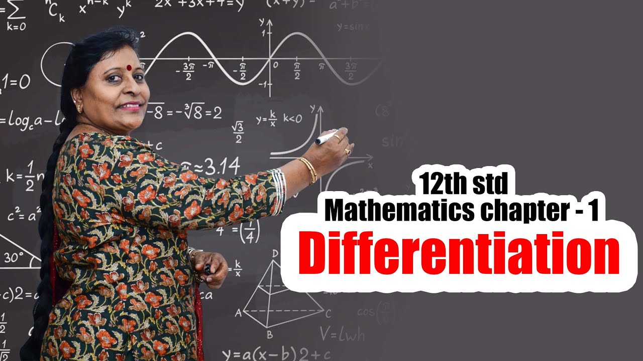 12th Std Mathematics Chapter-1 Differention | KCC | Patil Madam - YouTube