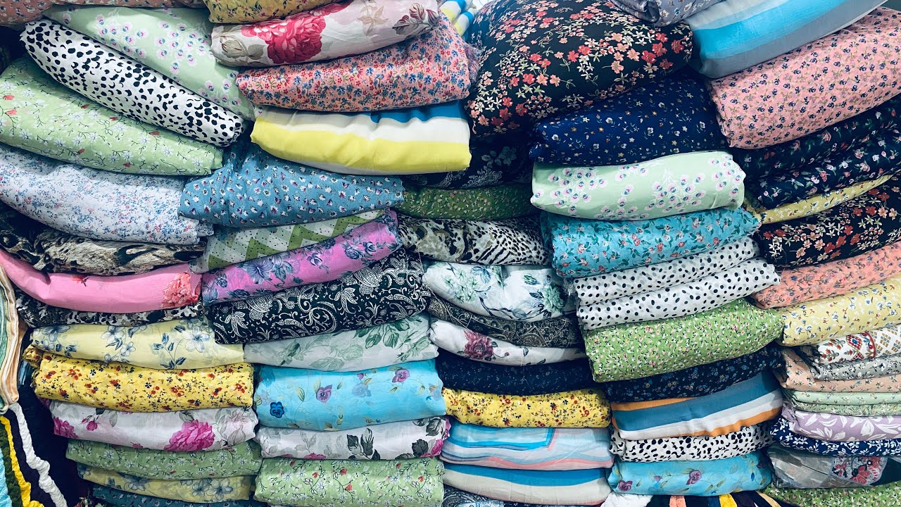 New cut piece fabrics collection ! Cut piece cloth wholesale ! Cotton ...