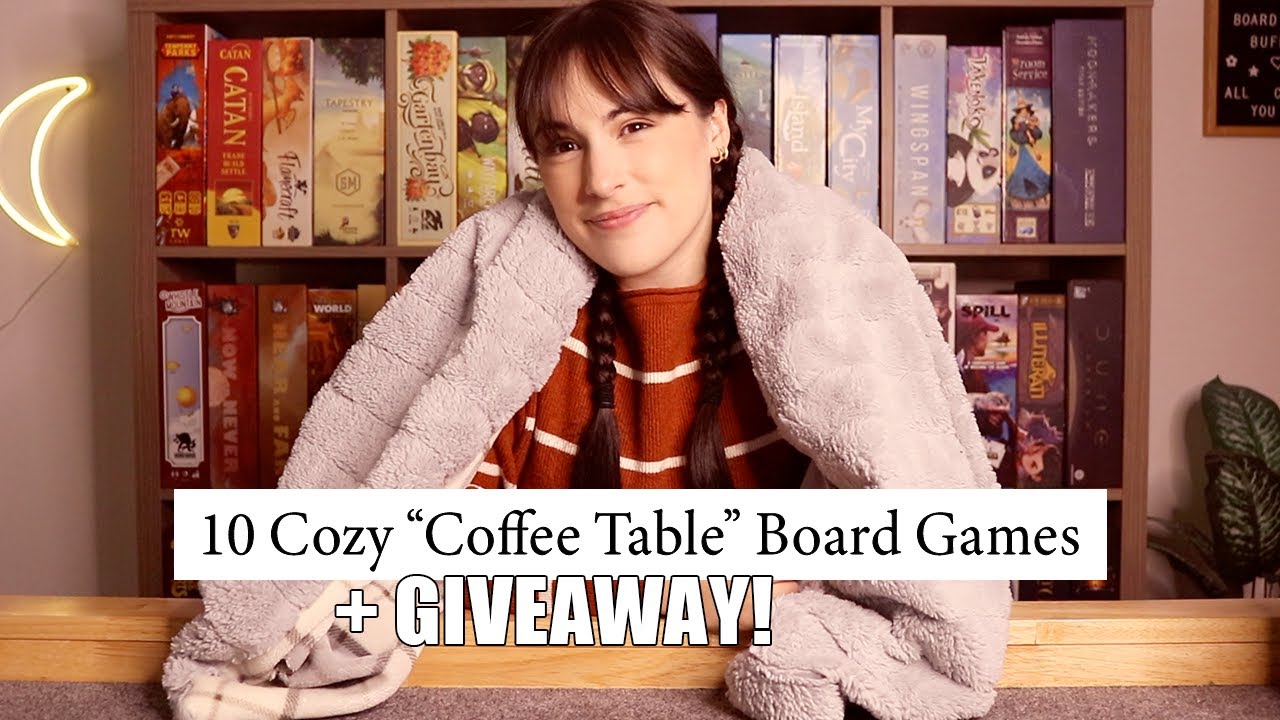 10 Cozy "Coffee Table" Board Games + COZY GAME GIVEAWAY! - YouTube