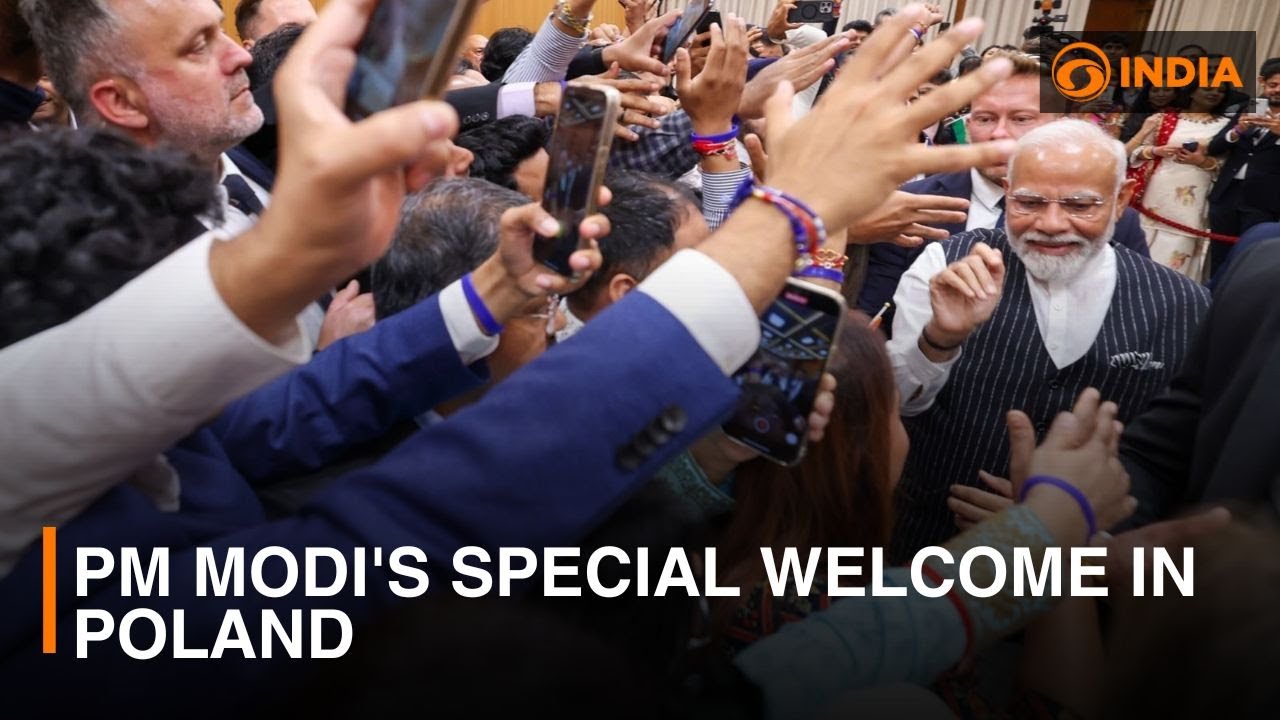 PM Modi's special welcome in Poland | Recap | DD India - YouTube