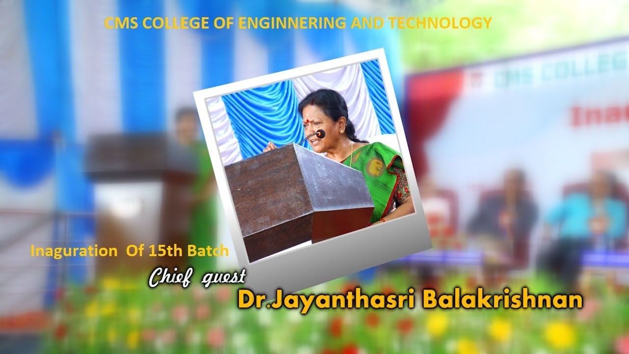 CMSCET FIRST YEAR INAUGURATION FUNCTION 2023 - YouTube