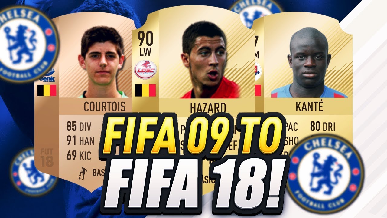 Chelsea Players Fifa 09 - Fifa 18! THEN AND NOW!! - YouTube