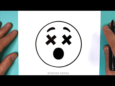 Come disegnare un'emoji morta – Tutorial facile passo dopo passo