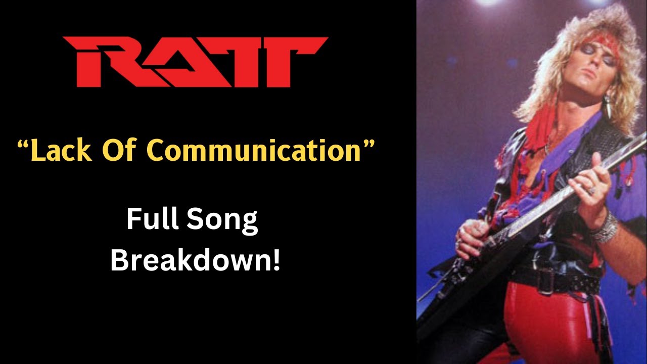 Ratt Lack Of Communication Full Song Lesson - YouTube