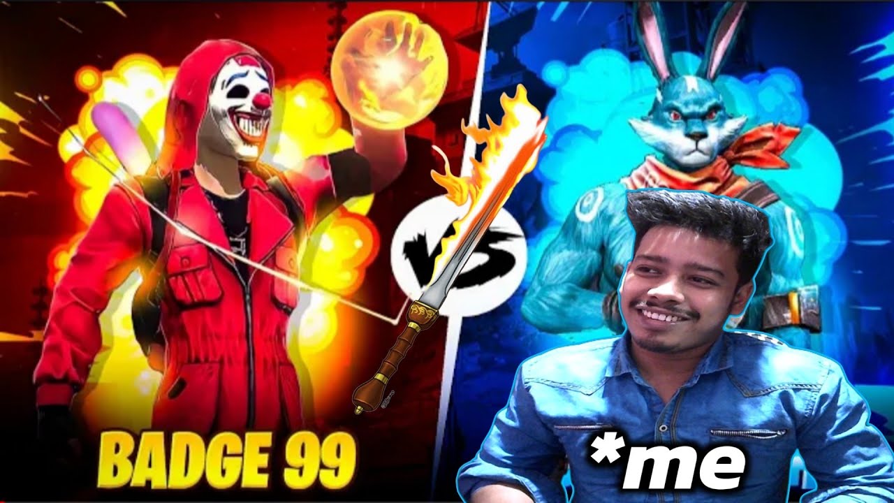 Badge99 & Crazy dip gaming 🔥Only Katana Challenge Gameplay Clash Squad Custom - Garena Free Fire ...