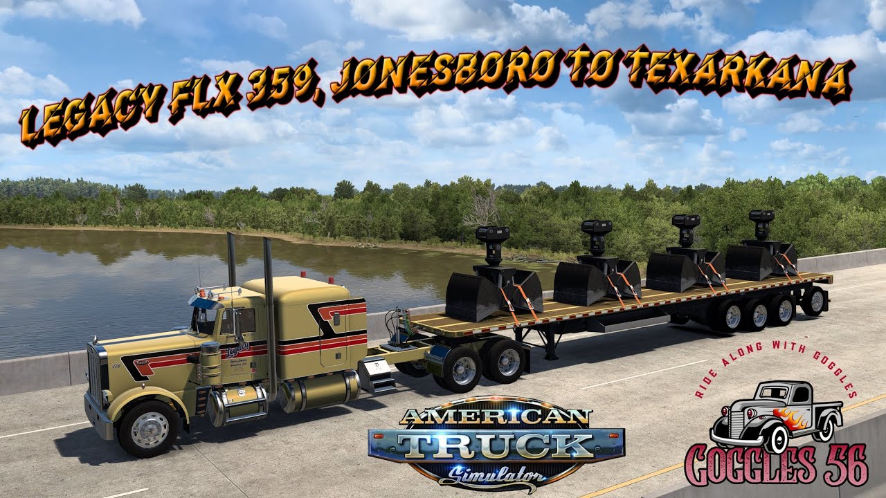 ATS | FLX 359 | Jonesboro to Texarkana | Legacy Skin Finished! - YouTube