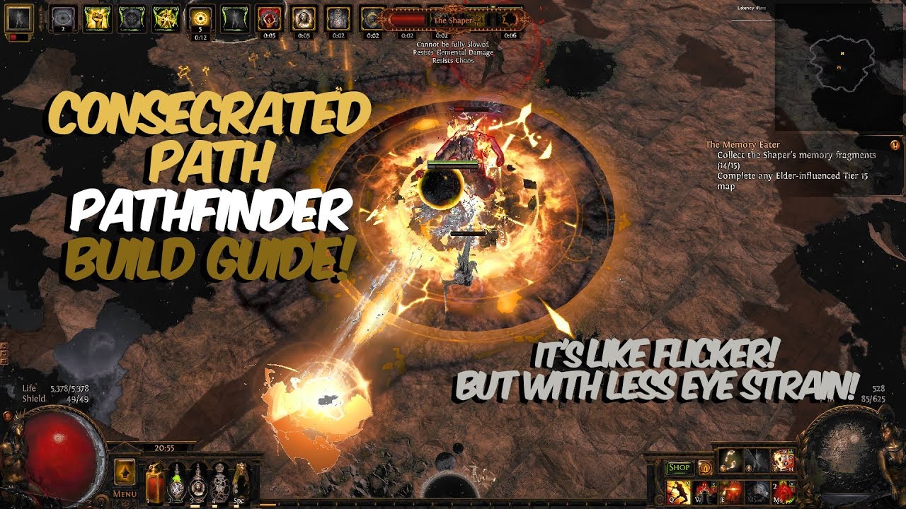 Path of Exile - Voidforge Consecrated Path Pathfinder Build Guide - YouTube