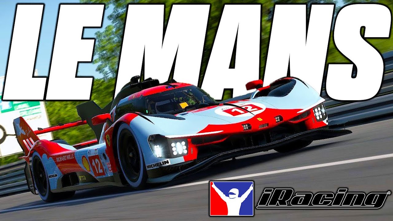 CARRERAS MULTICLASE EN LE MANS CON HYPERCARS EN IRACING - YouTube