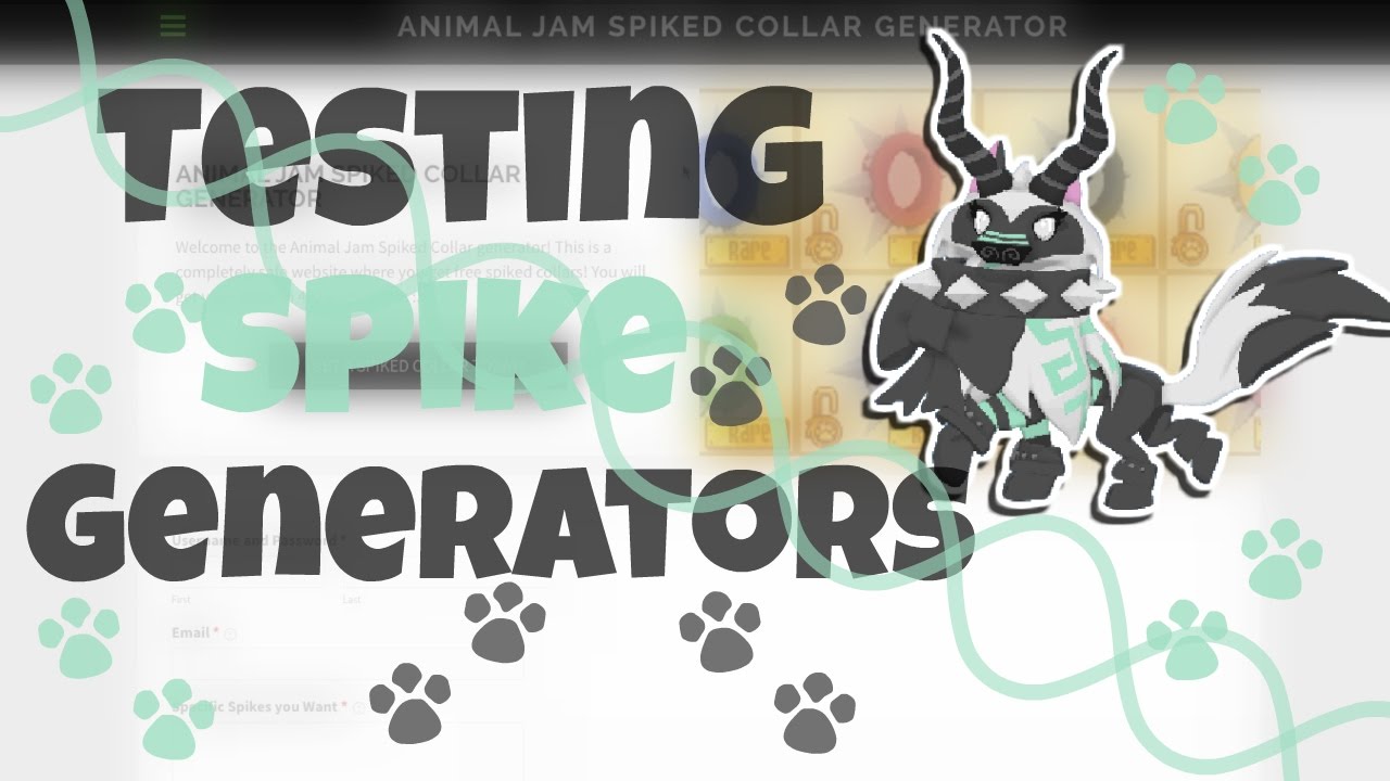 Testing Spike Generators | Hotchalk Animal Jam - YouTube