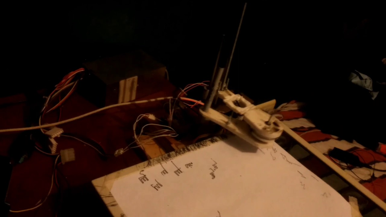 SCARA robot arm first test - YouTube