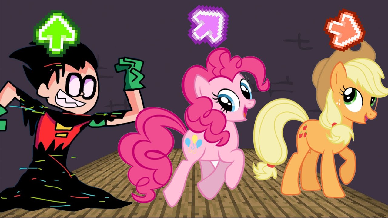 FNF Character Test | Gameplay VS Playground | PIBBY ROBIN | PINKIE ...