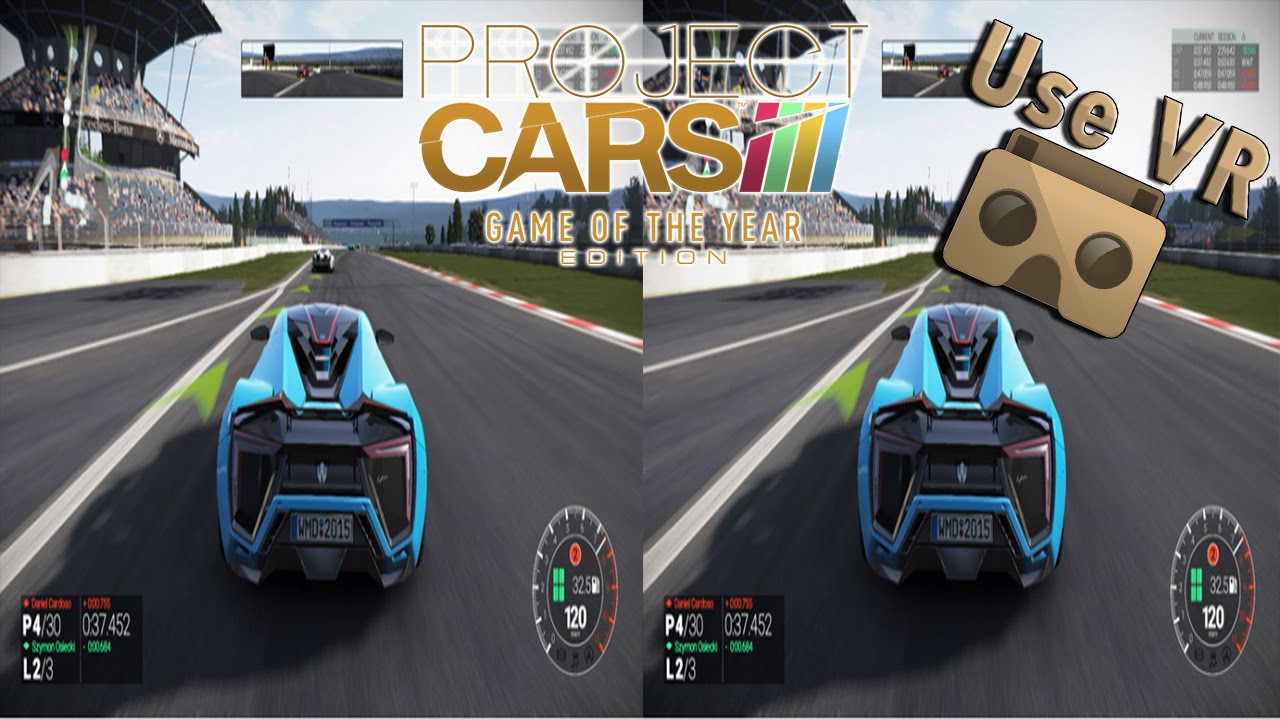 VR Project Cars 60FPS For VR System - YouTube
