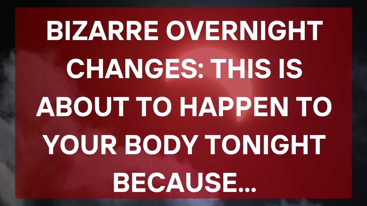 God's Urgent Message | BIZARRE OVERNIGHT CHANGES | God Message For You ...