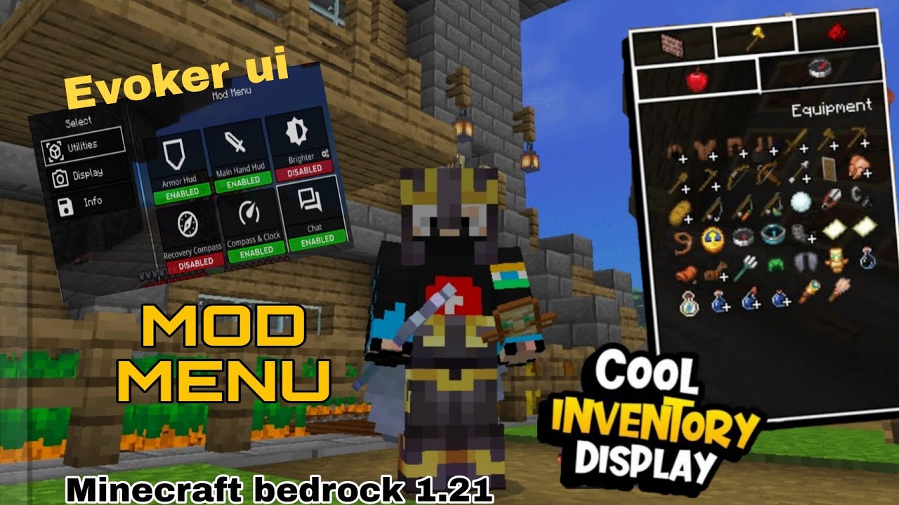 Evoker ui pack Minecraft bedrock 1.21 - YouTube