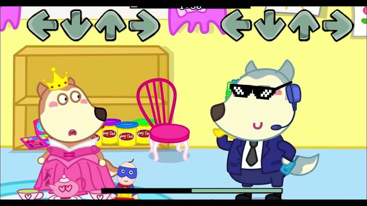 PANDA 🤡 Rhythm Heaven FULL WEEK, Dog Ninja + Glee Club Minigame FNF ModSlicing Fruit - YouTube