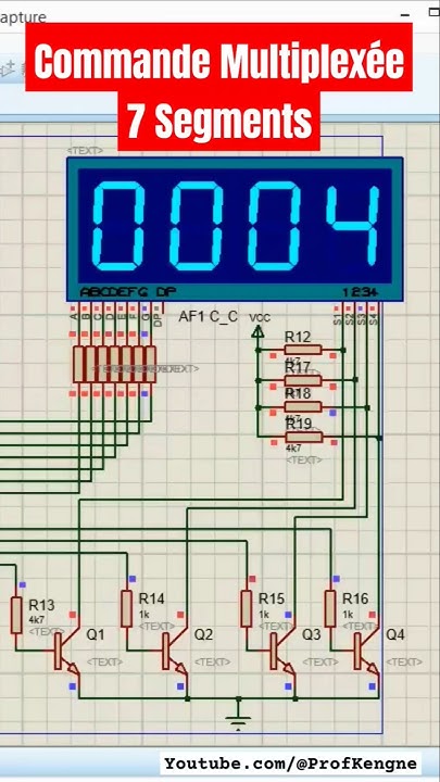 Commande multiplexée des 7 Segments sur Proteus 8 et Microcontrolleur ...