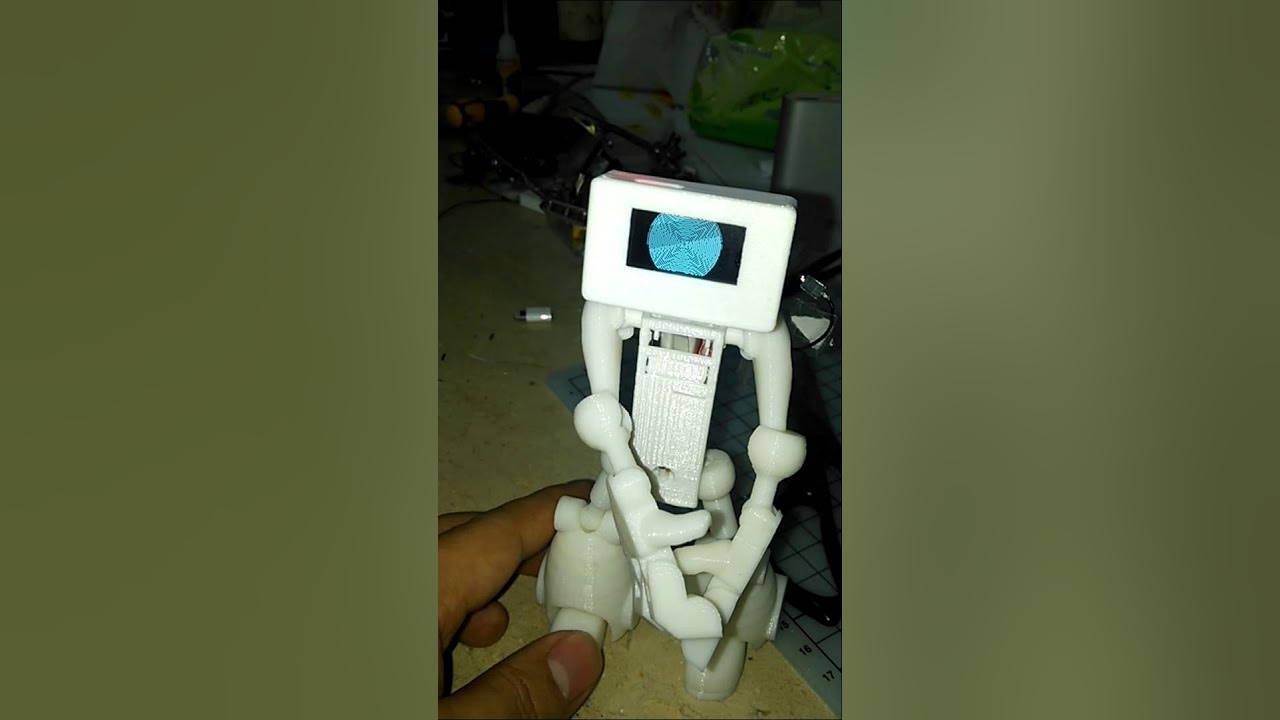 Arduino 3d-printed robot - YouTube