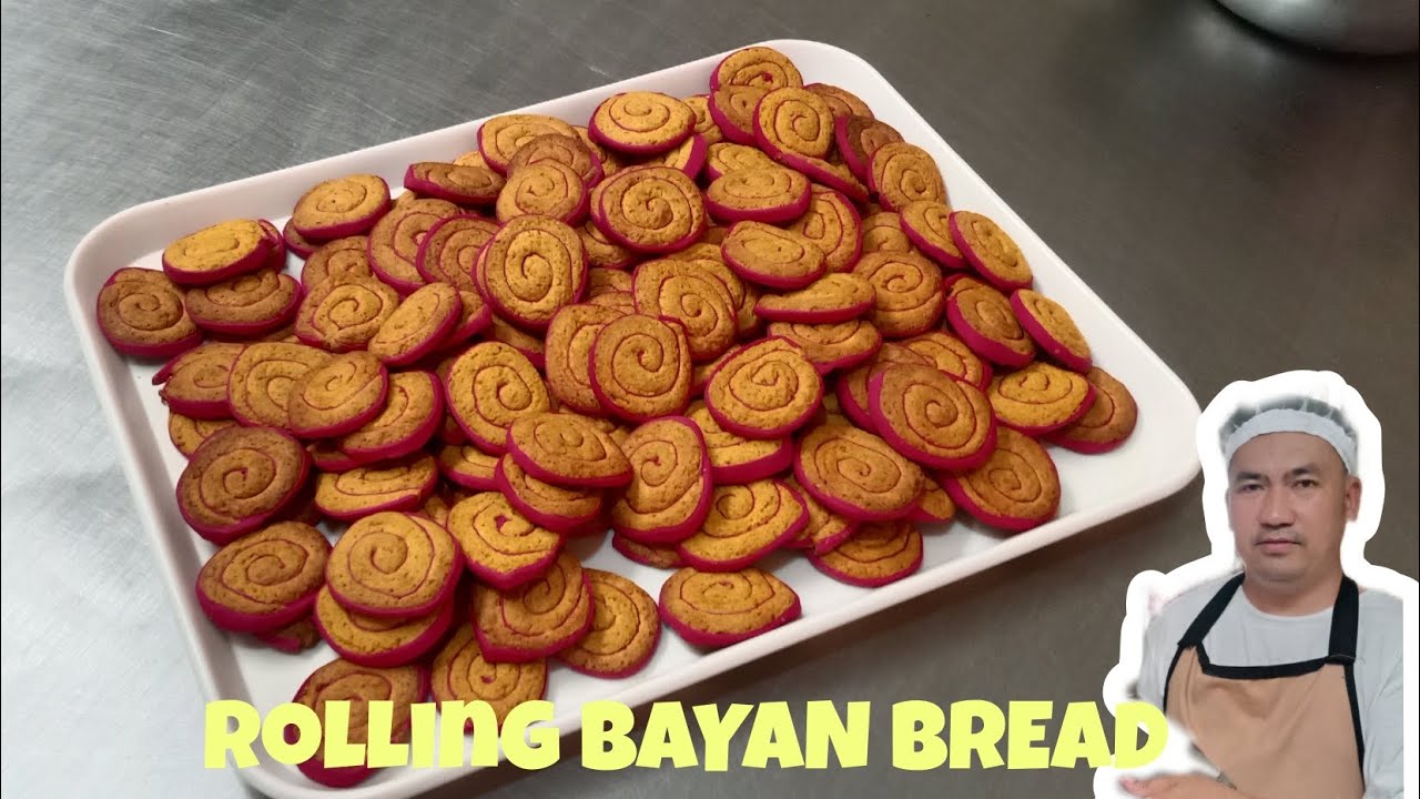 PAANO GUMAWA NG ROLLING BAYAN BREAD RECIPE BY Jun Jun bread master tv 🍞 ...