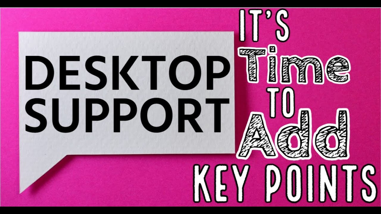 RESUME SUMMARY FOR DESKTOP SUPPORT PC TECHNICIAN COMPUTER SUPPORT ...