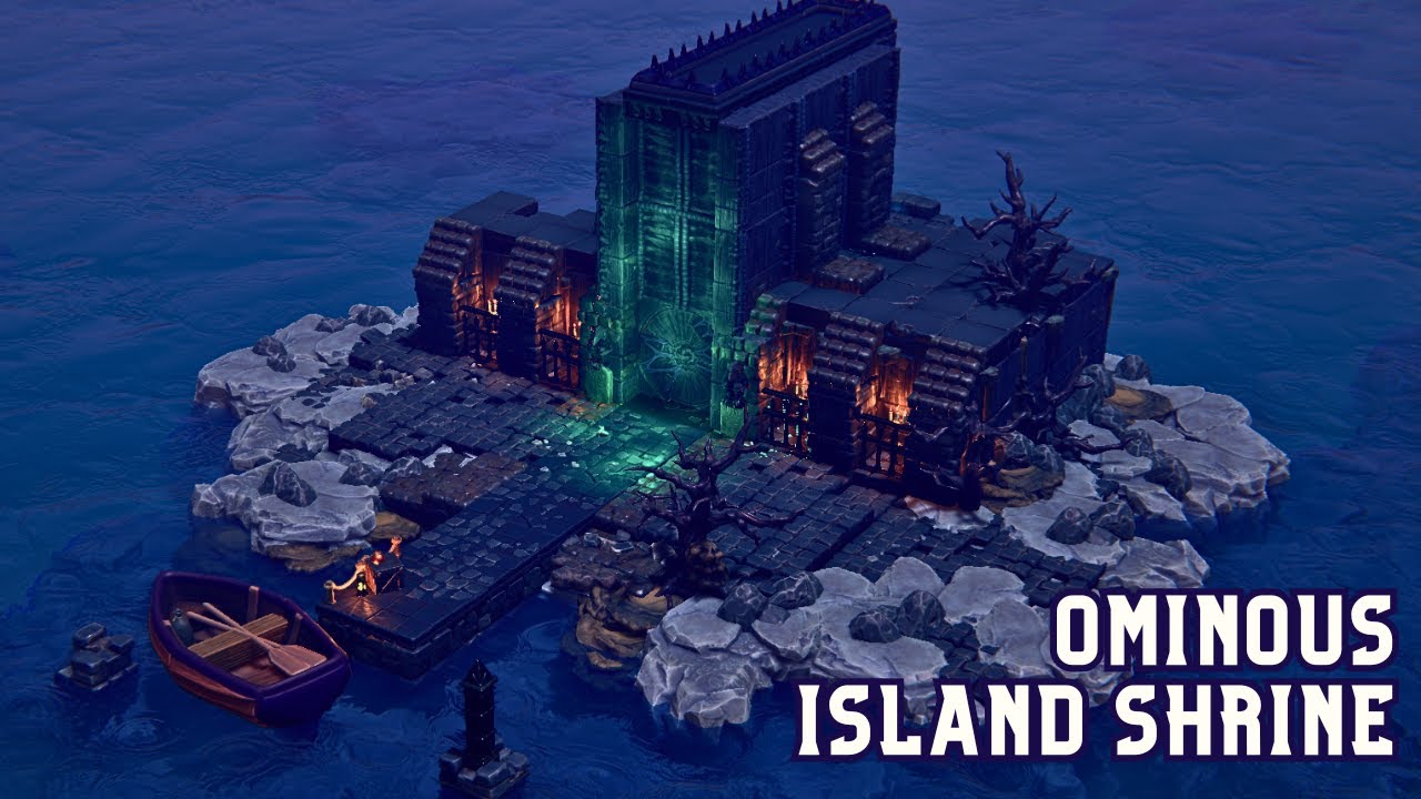 Ominous Island Shrine | Timelapse | TaleSpire Build - YouTube