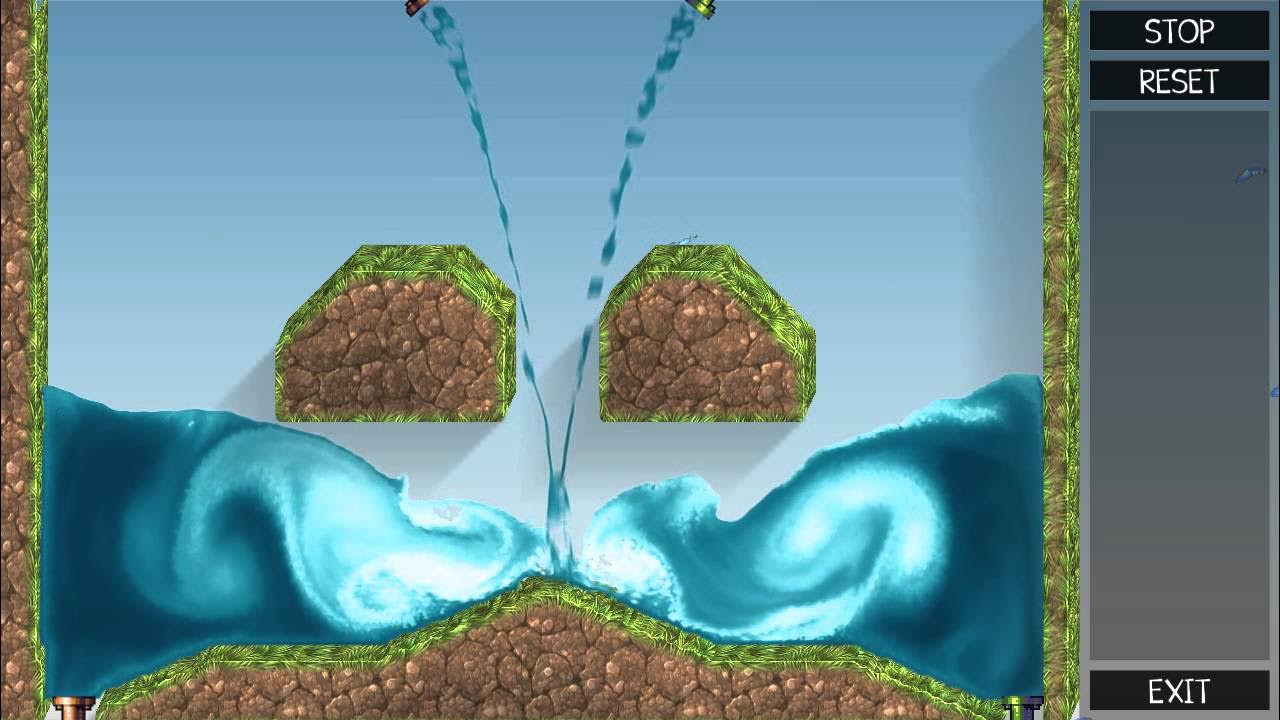 Real-time 2D Fluid Simulation - YouTube