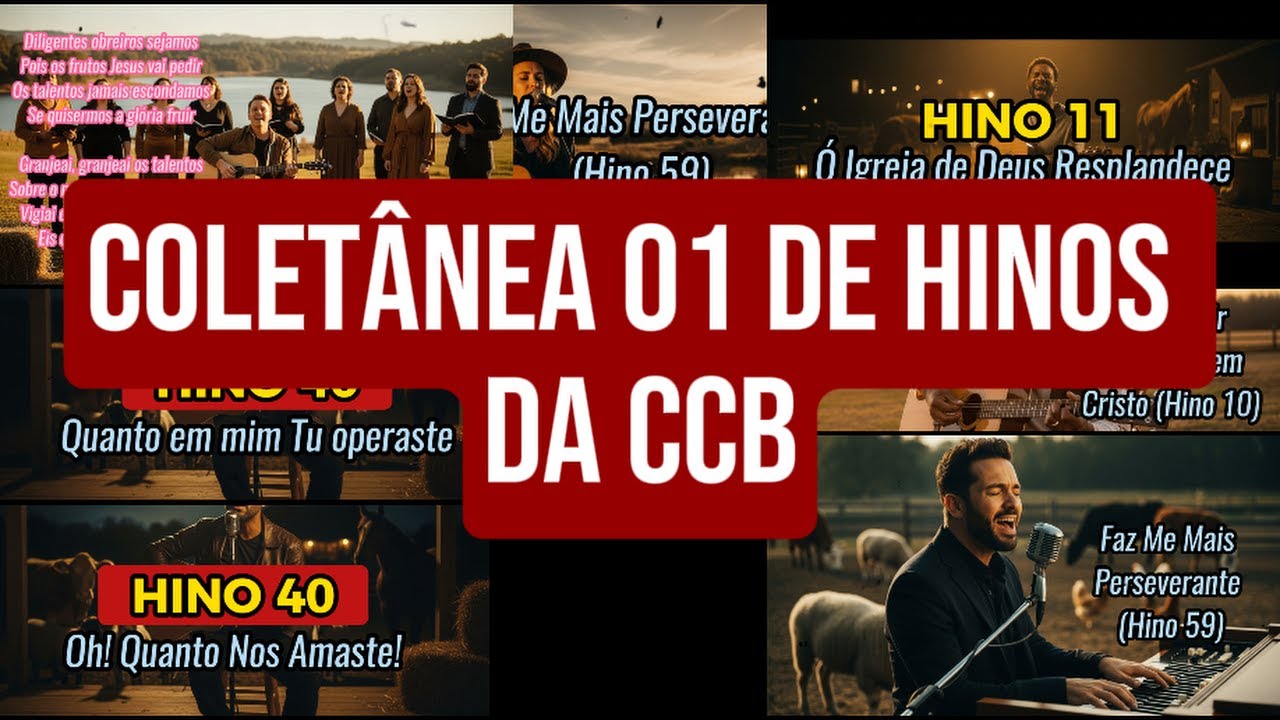 Hinos da CCB Hinário 5 – Coletânea 01 - YouTube