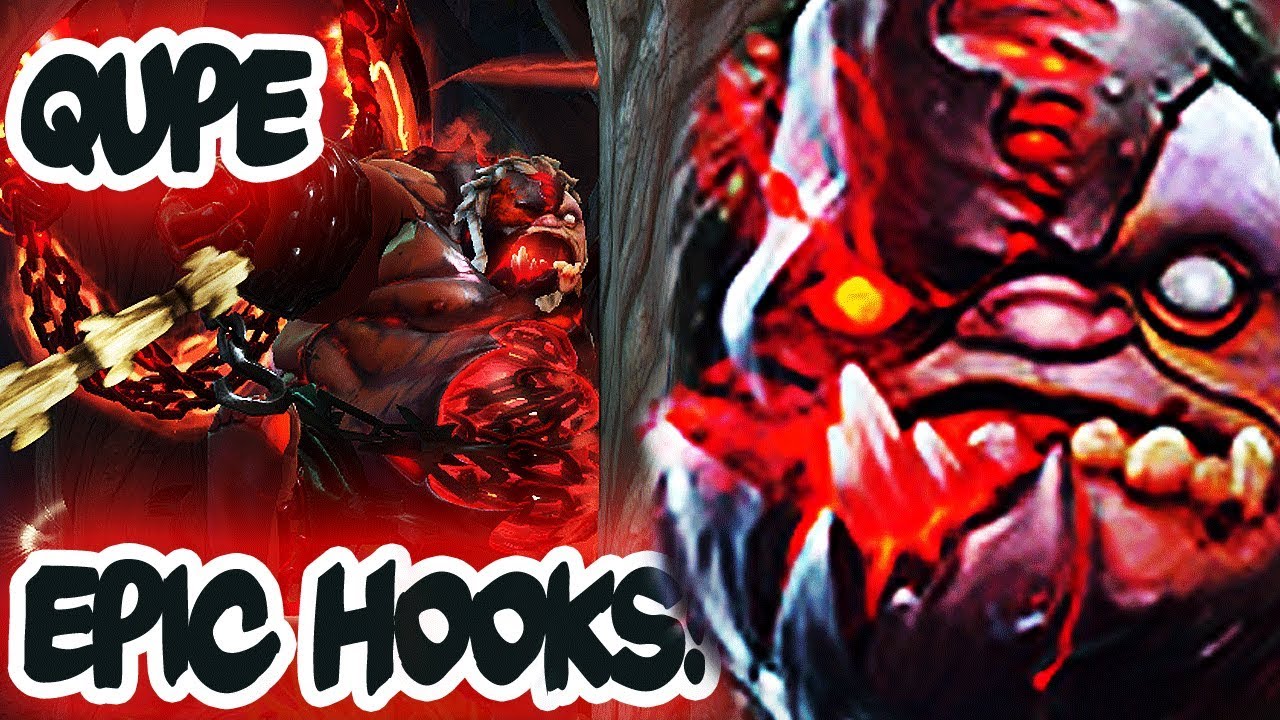 Qupe better Pudge than Levkan?! with new ARCANA - EPIC HOOKS - Dota 2 - YouTube