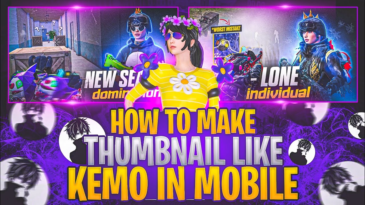 How To Make Thumbnail Like KEMO || Make This Thumbnail Like @Kemo ...
