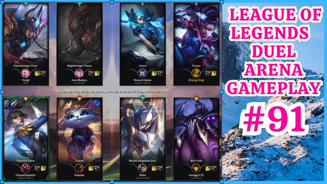| 91 | Duel Arena League of Legends NOOB Play Game - No Comentary - YouTube