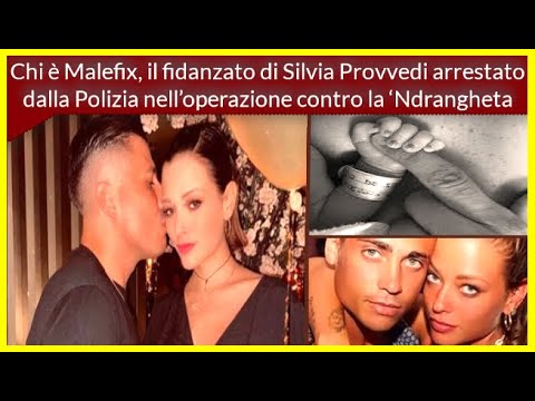 Chi è Malefix, il fidanzato di Silvia Provvedi arrestato dalla Polizia nell’operazione contro la ‘Nd