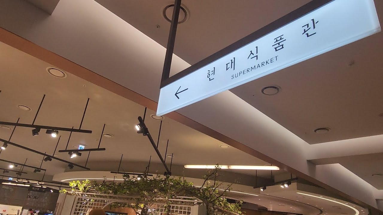 [4K] 판교 현백 식품관 Pangyo Hyundai Department Store_Food Hall_South Korea ...