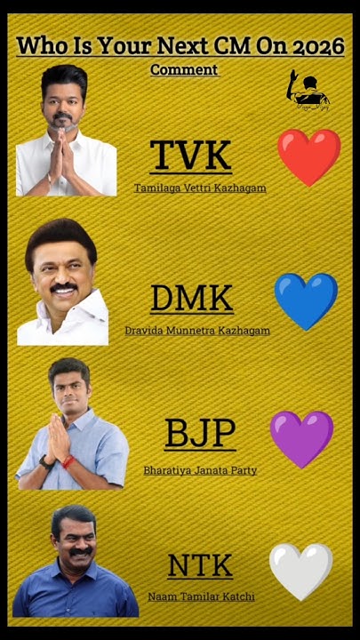 TVK | DMK | BJP | NTK Who Is Going To Rule On 2026 Tamilnadu #politics #election #cm2026 #party ...