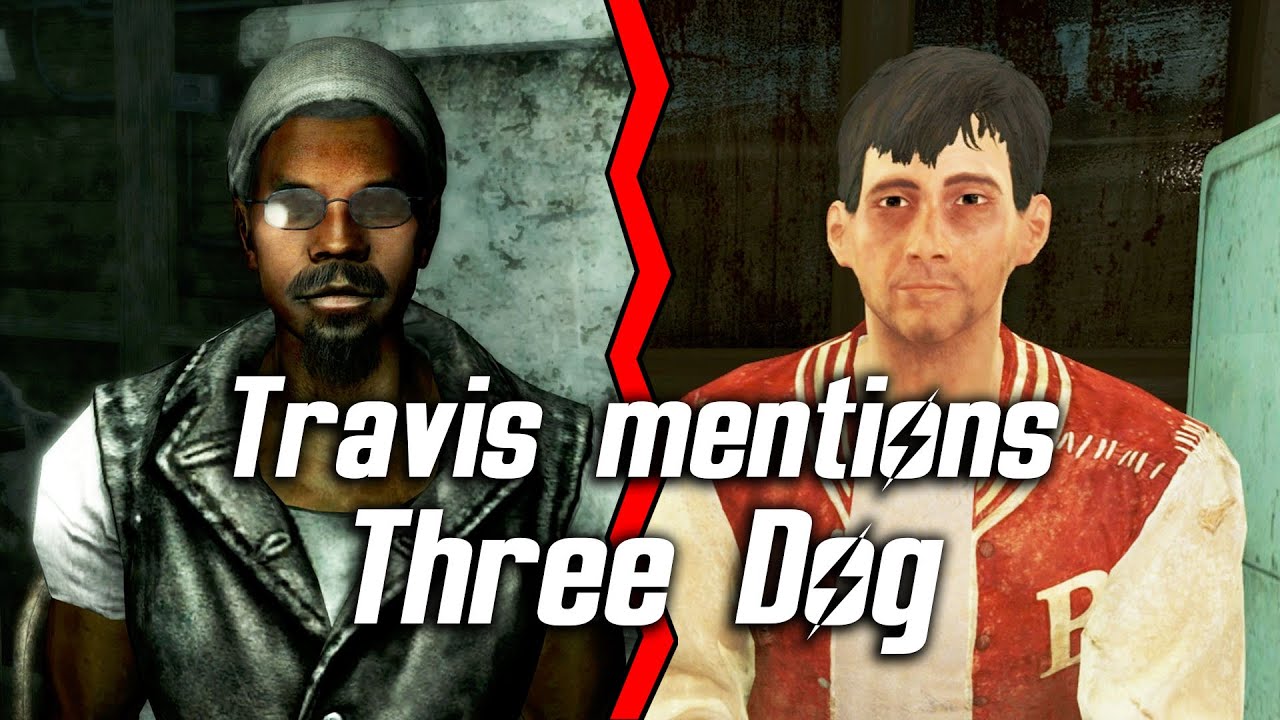 Fallout 4 - Travis Miles mentions Three Dog's 'Good Fight' (Fallout 3 ...