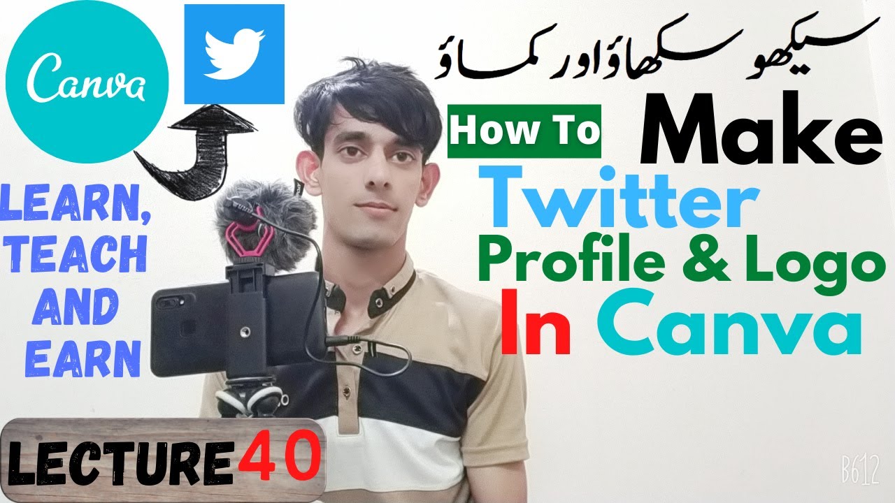 How to Make Twitter Profile Logo in Canva - Twitter Logo in Canva ...