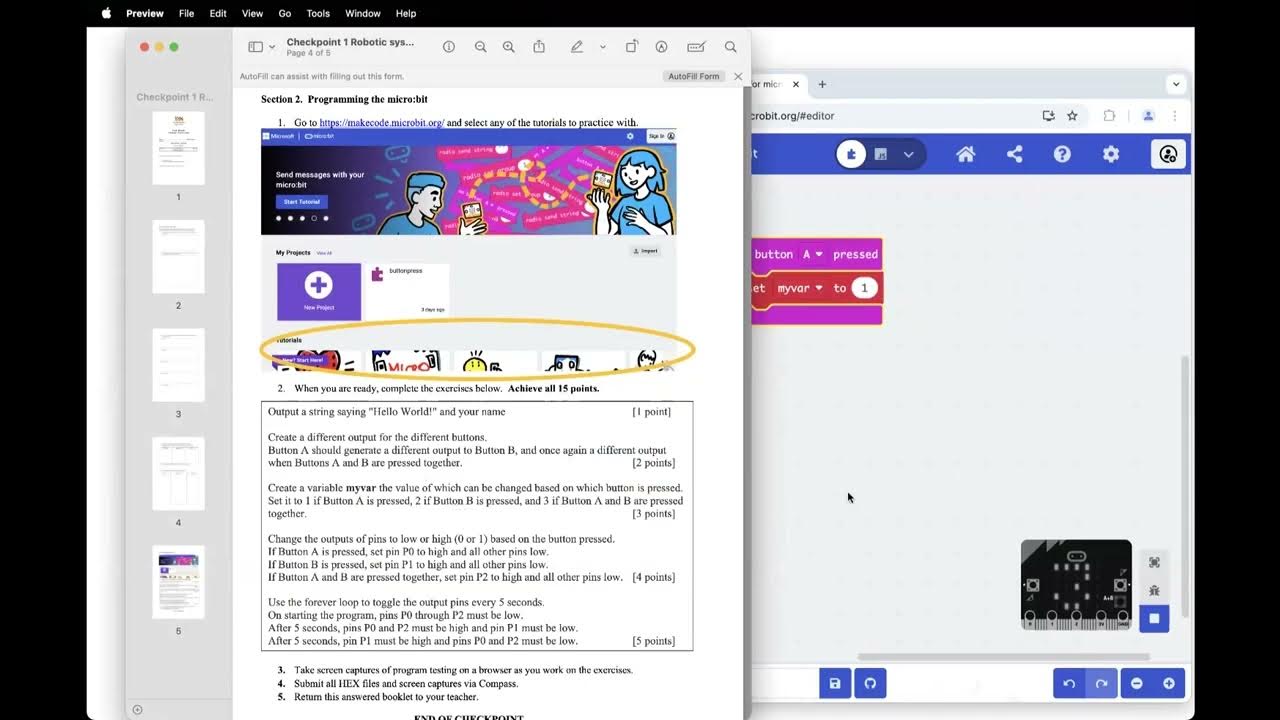 Introduction to microbit Exercise 3 - YouTube