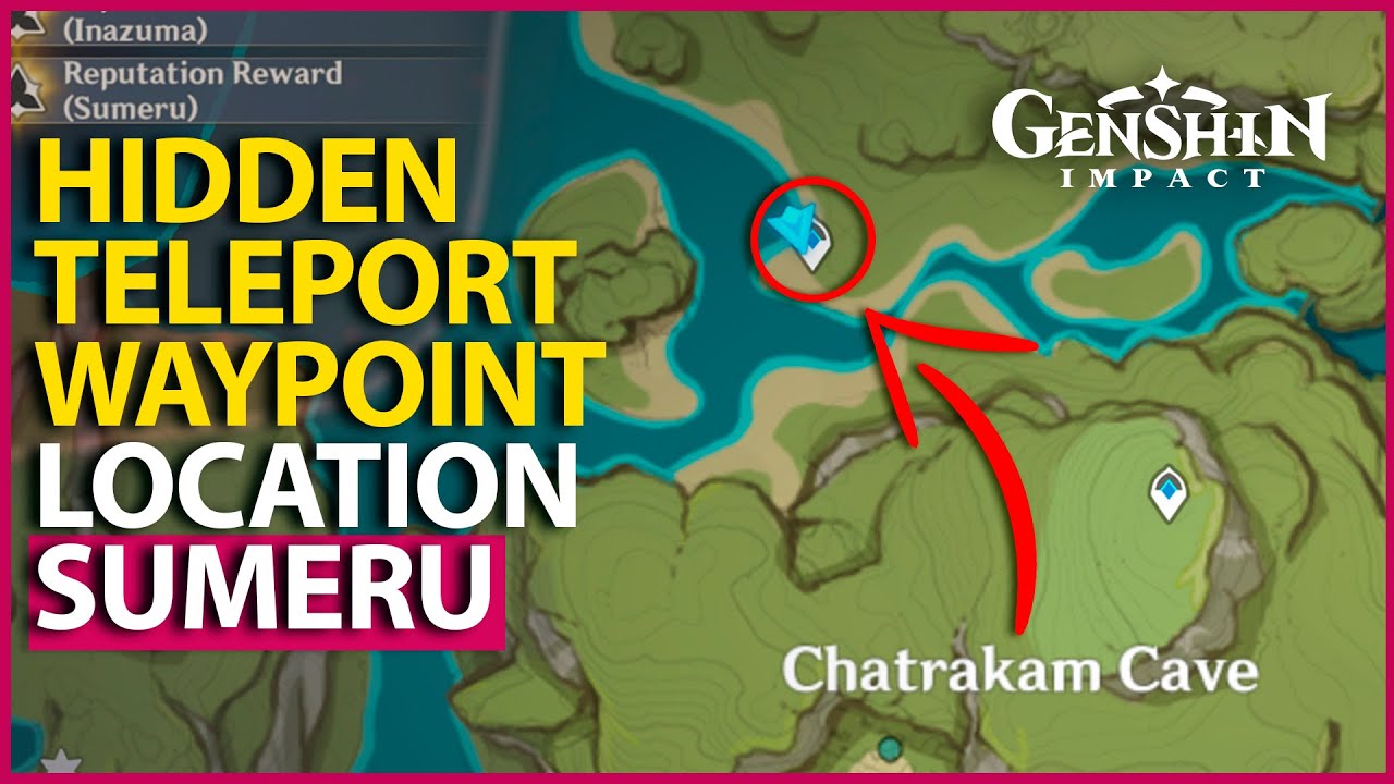 Sumeru Under Chatkrakam Cave Hidden Teleport Waypoint Totem Puzzle ...