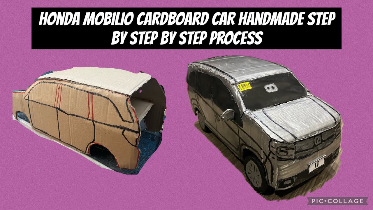 Honda Mobilio Cardboard Car Handmade Step by Step By Step Process ...