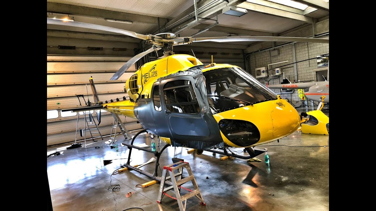 Wrapping an AS355 Helicopter 🚁 - Hobbs & Shaw - The Fast And Furious ...