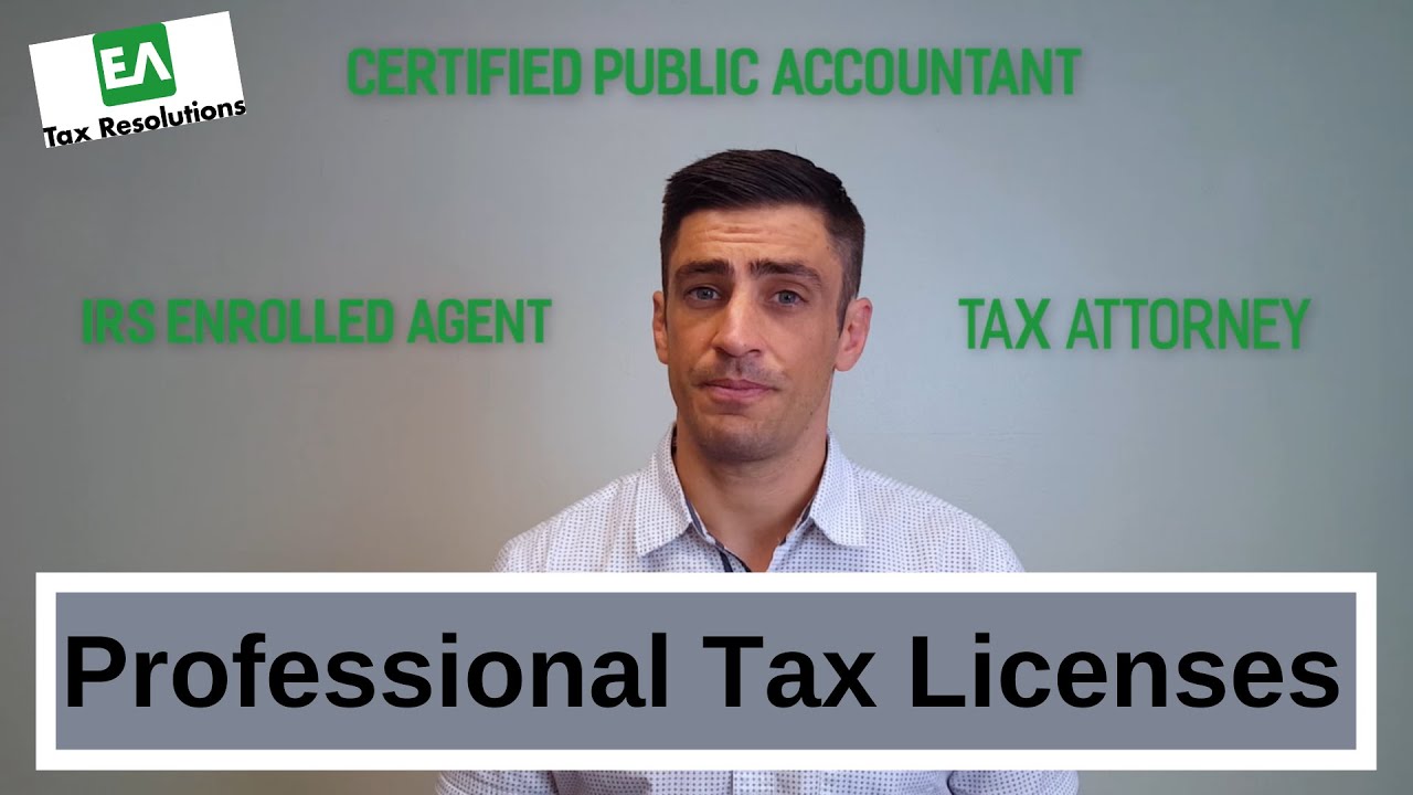 Professional Licenses to help your tax business - YouTube