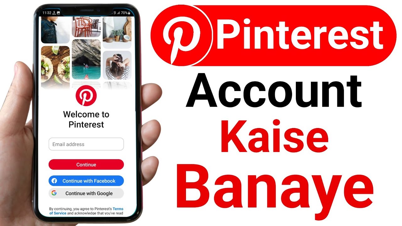 How to Create Pinterest Account | Pinterest id kaise banaye - YouTube