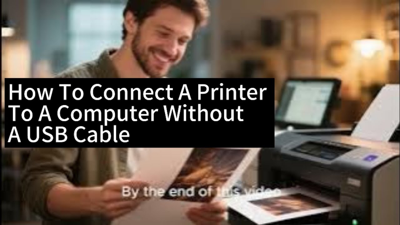 How To Connect A Printer To A Computer Without A USB Cable | Wireless ...