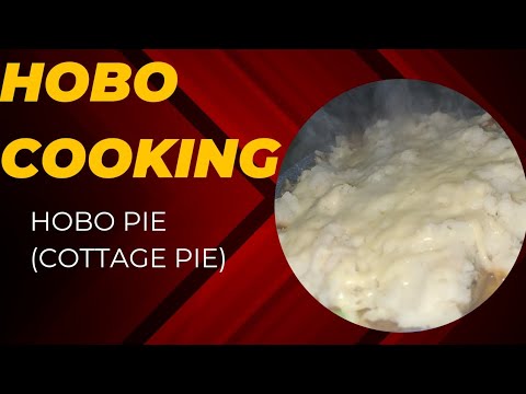hobo cooking (hobo pie) aka cottage pie hobo style - YouTube