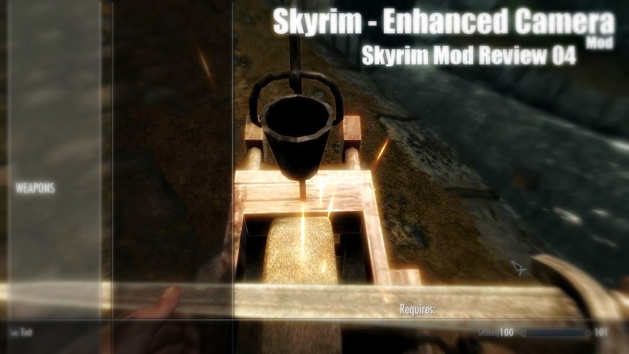 First Person Enhanced Camera Mod (Skyrim Mod Review 04) - YouTube